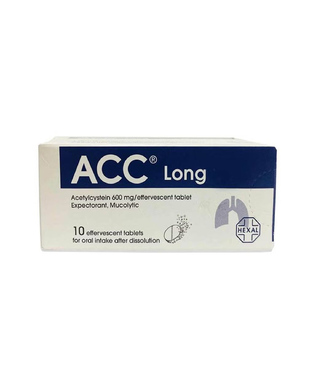 Acc Long 600mg Effervescent Tablets 10s | Boots Kuwait