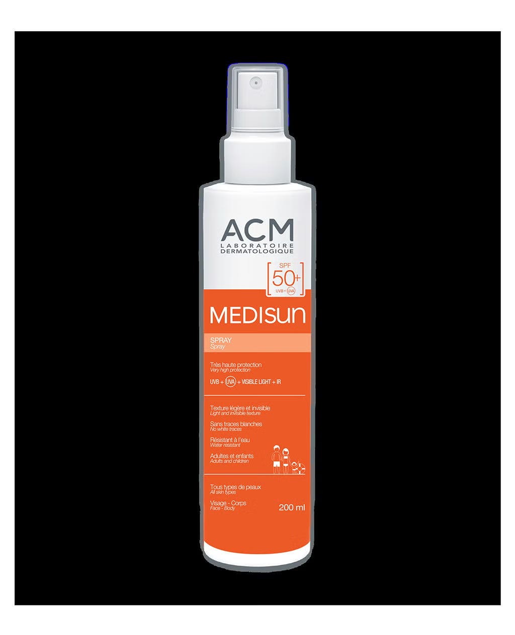 Acm Medisun Sunscreen Spray Spf50+ 200ml | Boots Kuwait