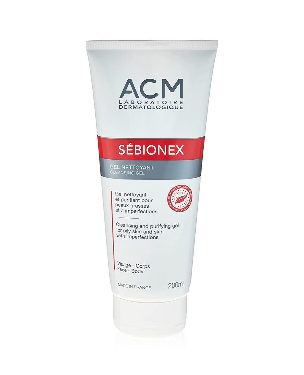 Acm Sebionex Cleansing Gel 200ml | Boots Kuwait